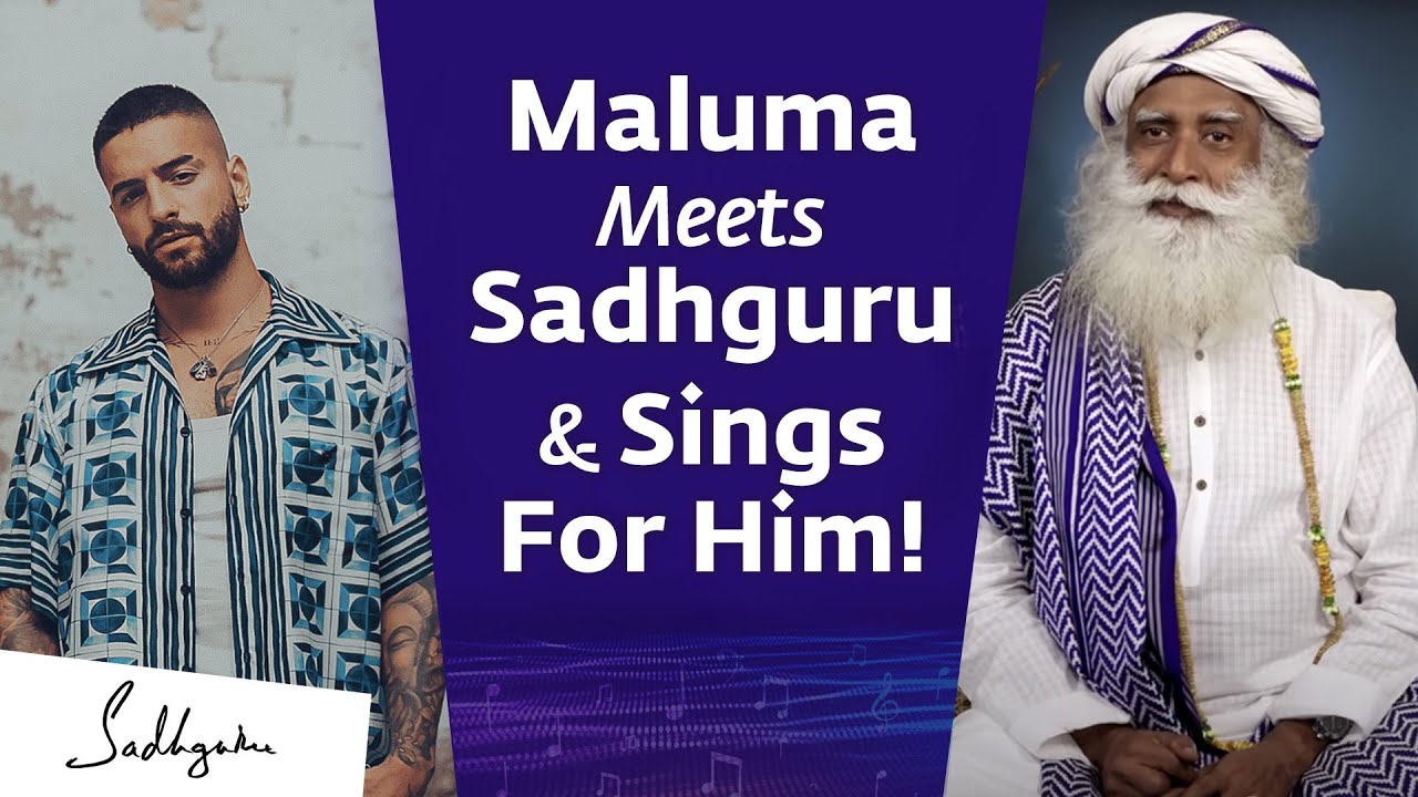 Latino Rapper, Singer Maluma in Conversation with Sadhguru ...